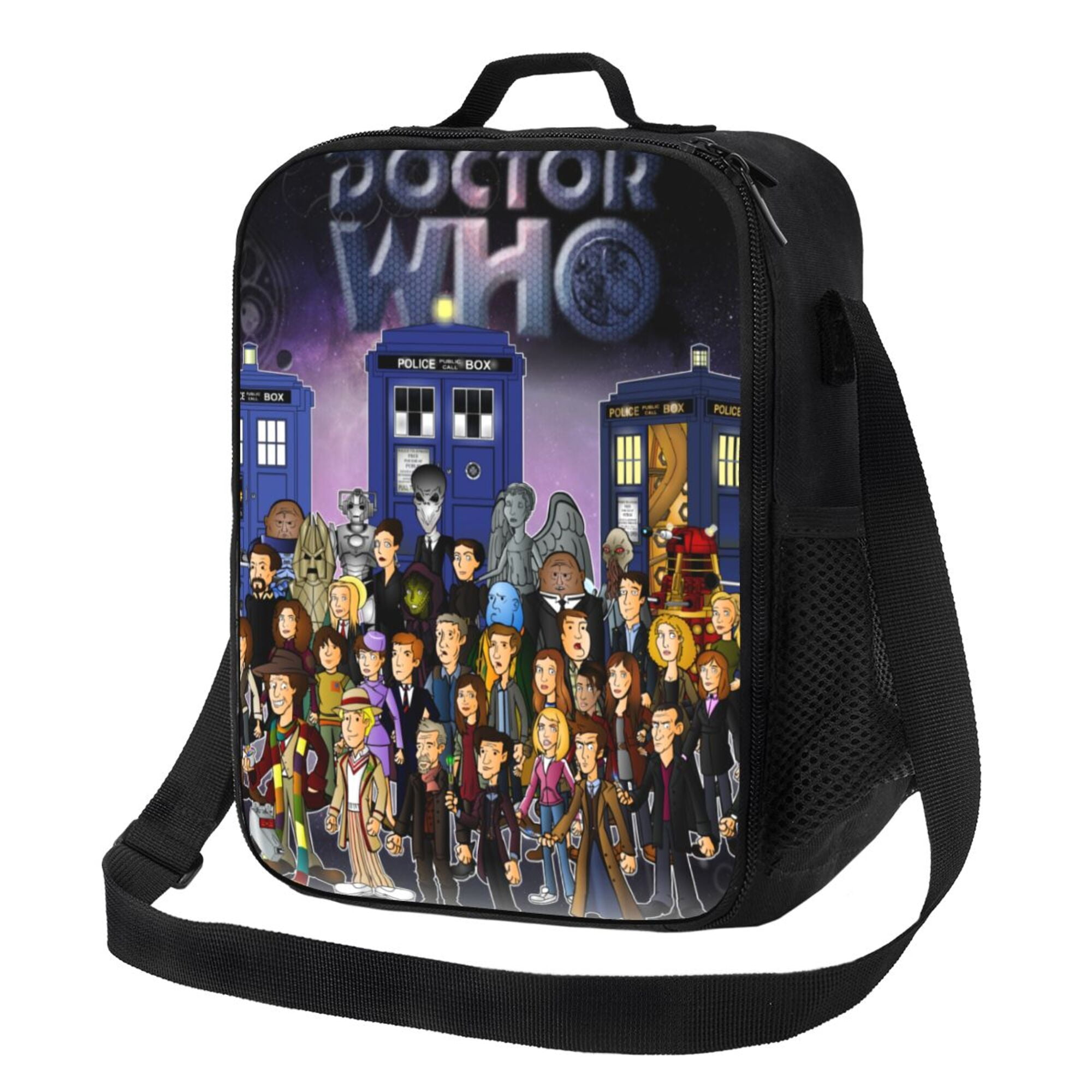 Doctor Who Lunch Bag Anime Lunch Tote Bag Reusable Insulated Lunch Box ...