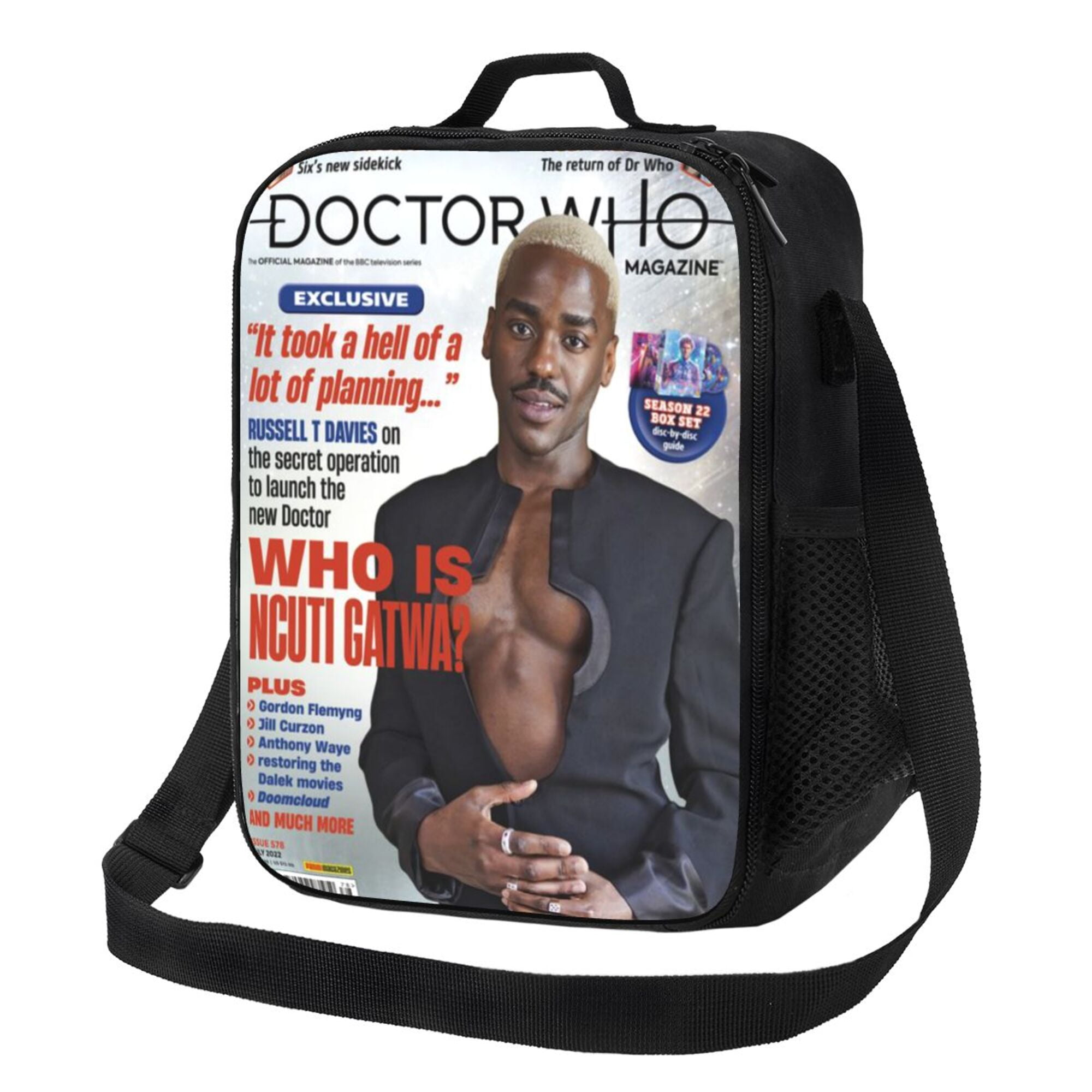 Doctor Who Lunch Bag Anime Lunch Tote Bag Reusable Insulated Lunch Box ...
