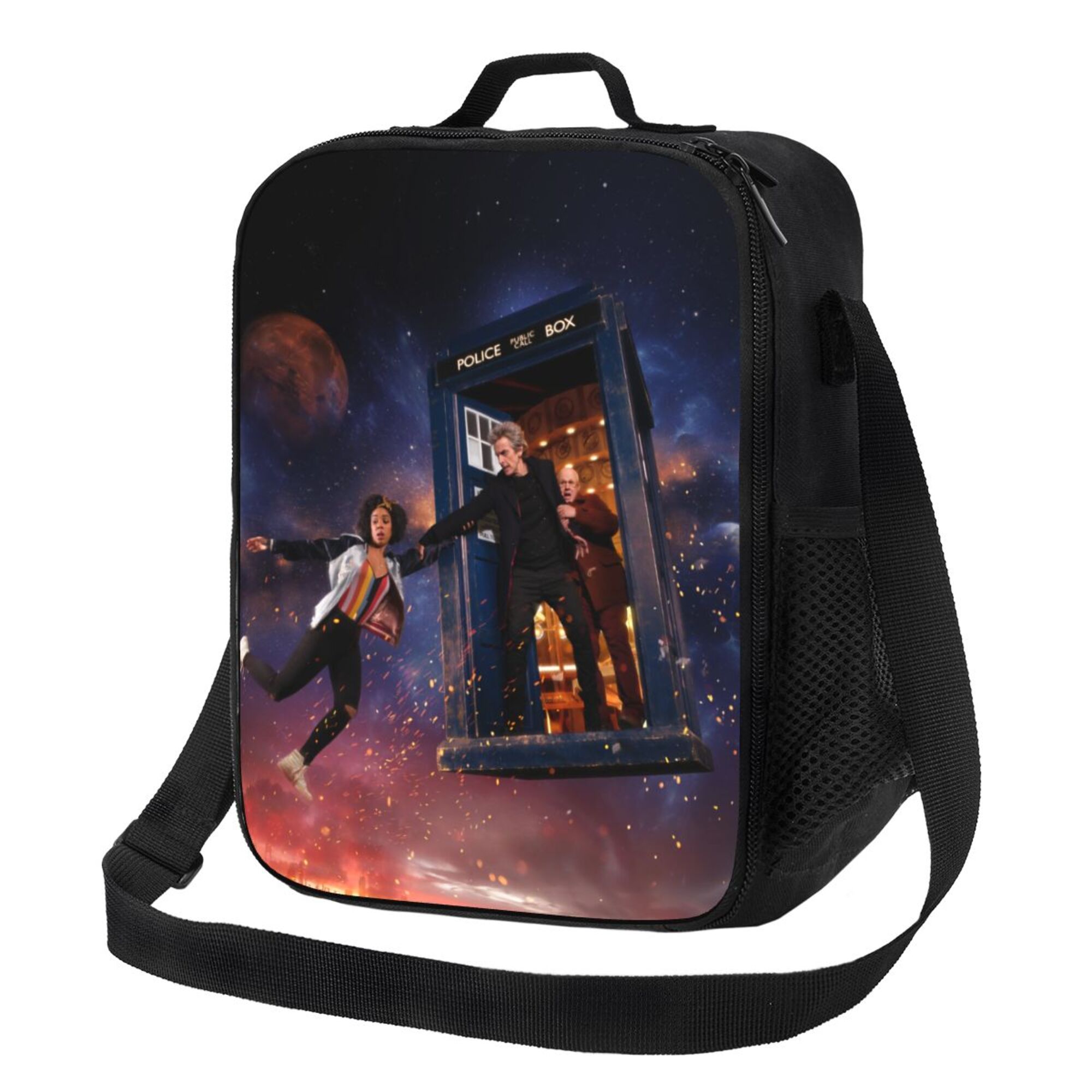 Doctor Who Lunch Bag Anime Lunch Tote Bag Reusable Insulated Lunch Box ...