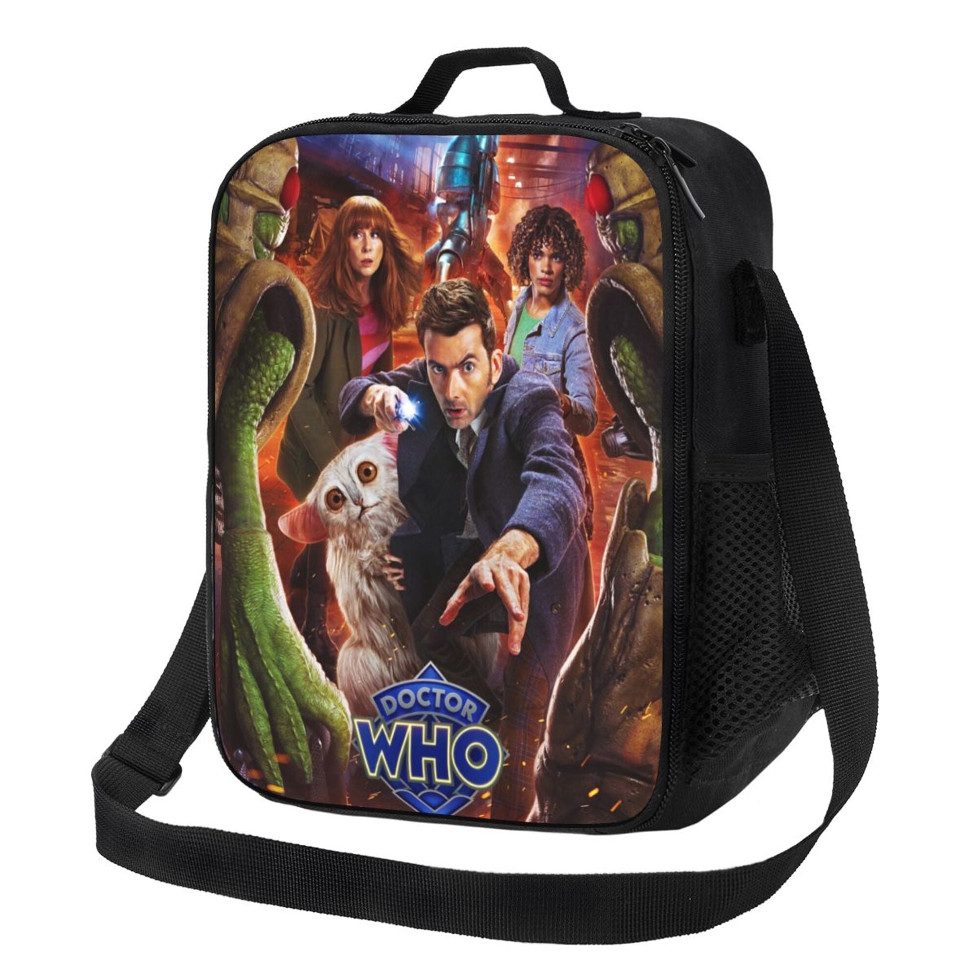 Doctor Who Lunch Bag Anime Lunch Tote Bag Reusable Insulated Lunch Box ...