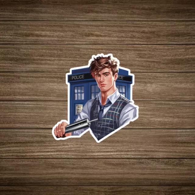 Doctor Who Matt Smith 11Th Doctor Police Box Call Box Stickerphone ...