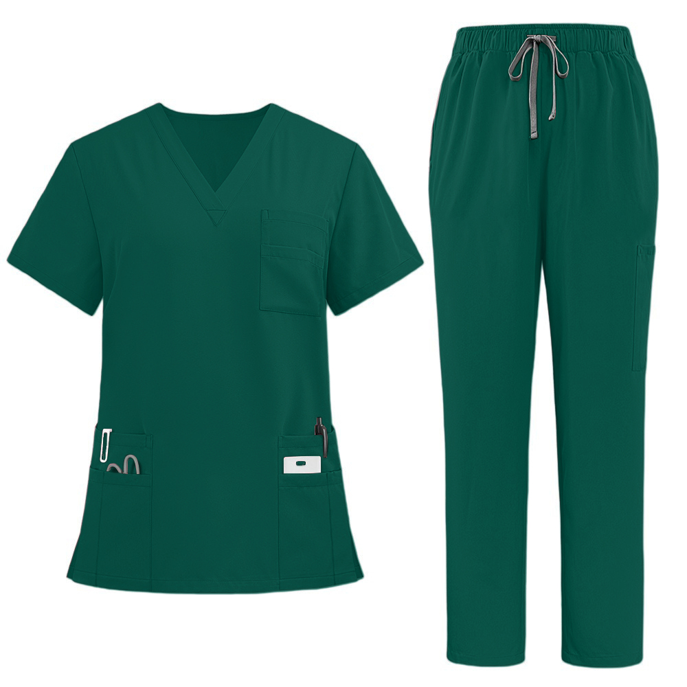 Doctor Nurse Scrub Set Hospital Uniforms Clinic Medical Surgeon Nursing ...