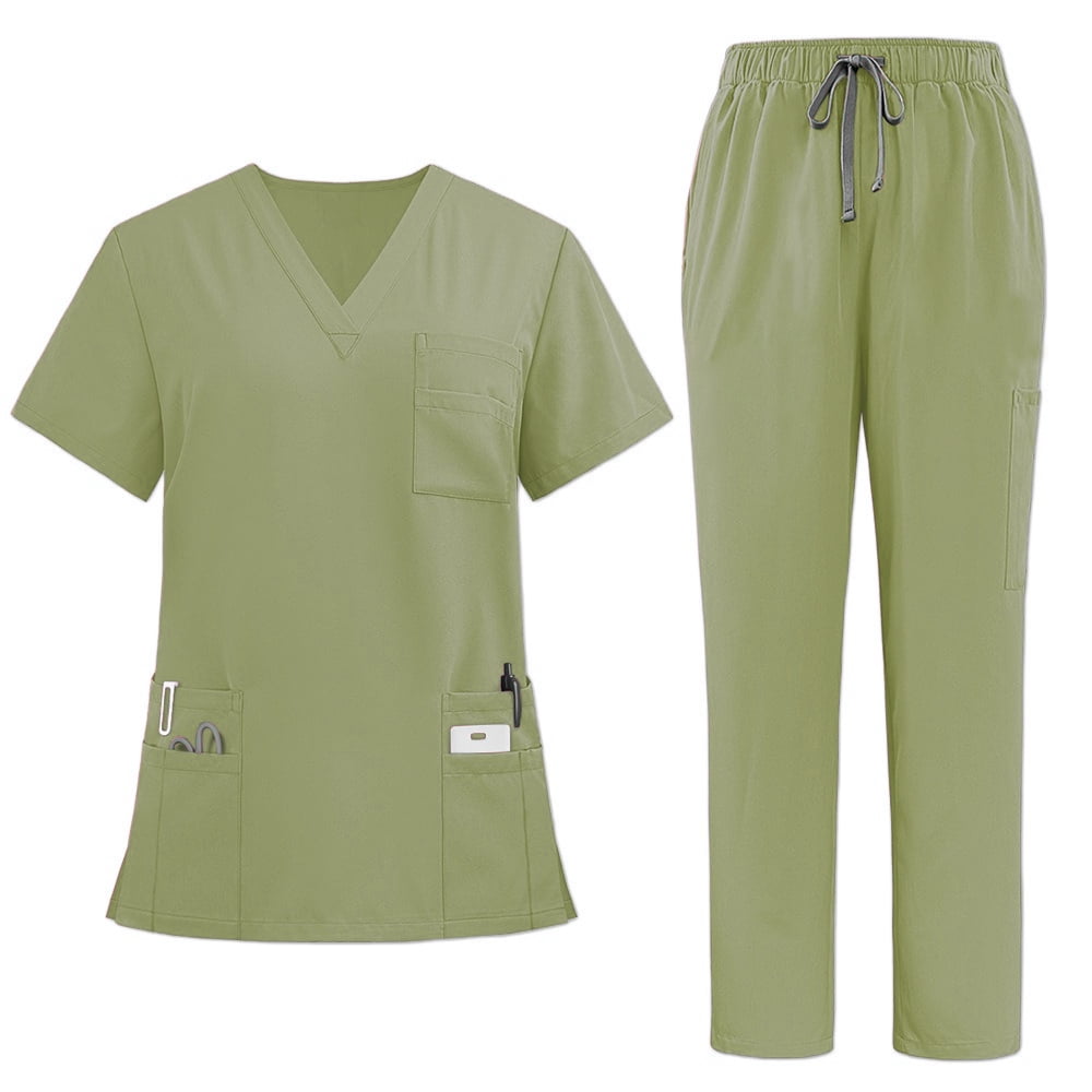 Doctor Nurse Scrub Set Hospital Uniforms Clinic Medical Surgeon Nursing ...