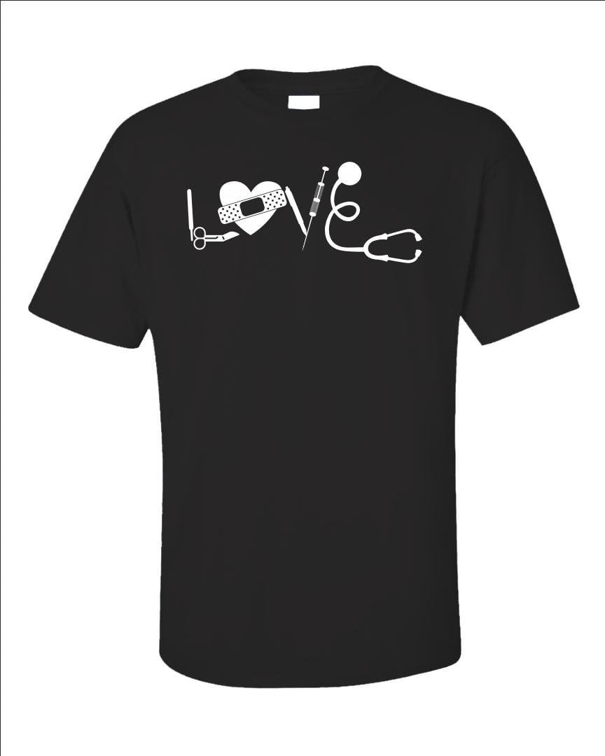 Doctor Nurse Shirt with "Love" Graphic, Medical Tee, Gift for ...