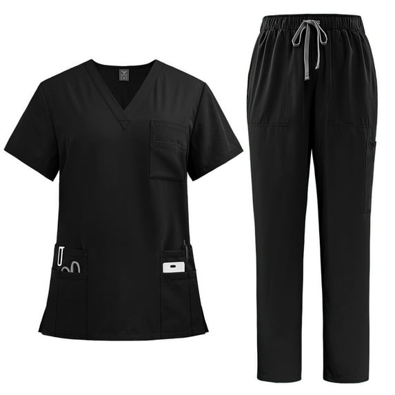 Doctor Nurse Work Uniforms Set Unisex Shirt & Pant Surgical Uniforms ...