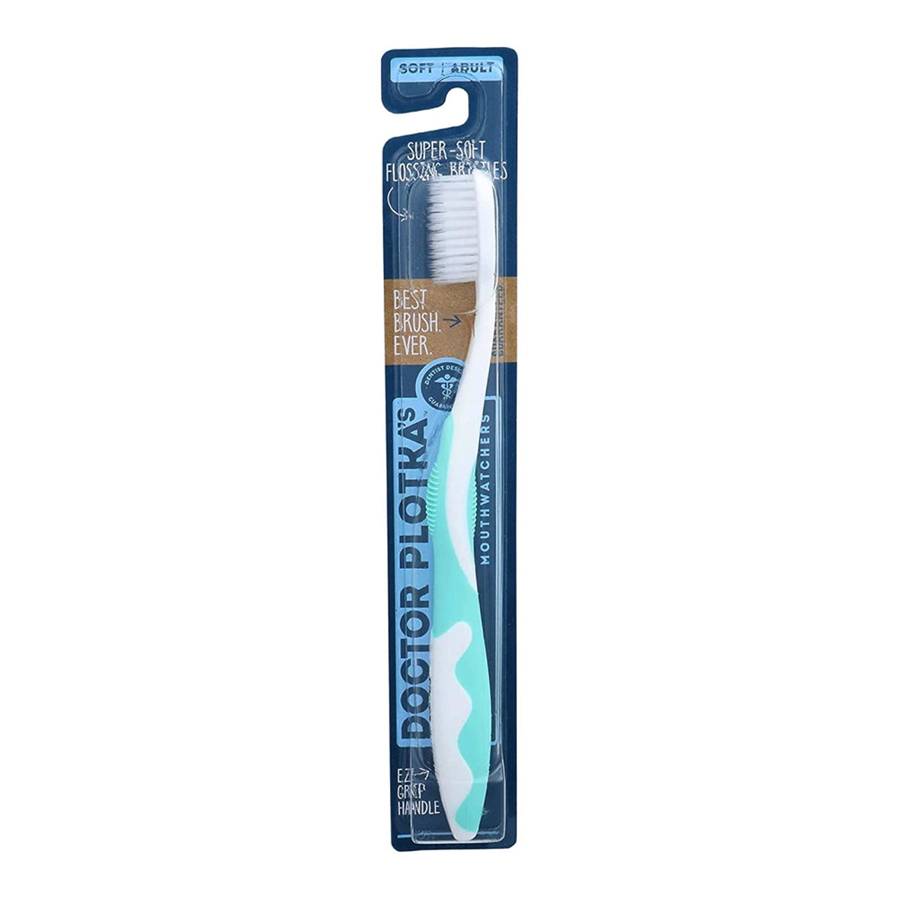 Doctor Plotka's - Toothbrush Adult Turqoise - Case of 6-1 CT - Walmart.com
