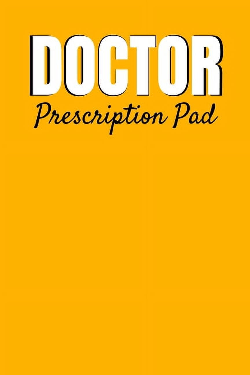 Doctor Prescription Pad: Doctors Patient Prescription Pad Paper ...
