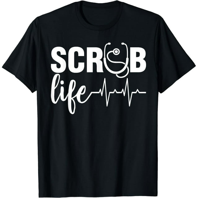 Doctor Scrub Life Medical School Students Doctors Graphic T-Shirt ...