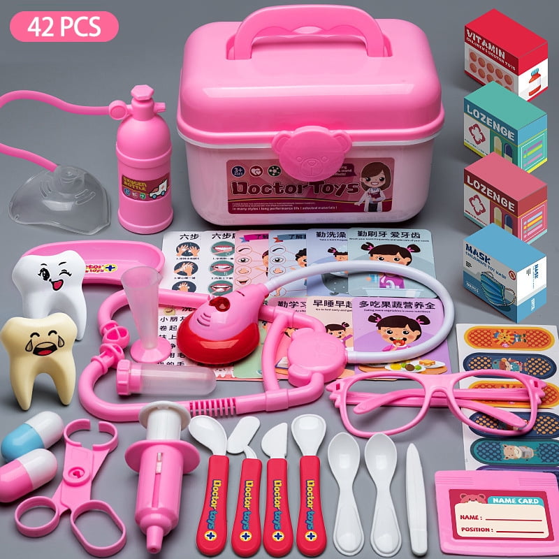 Doctor Set for Kids Simulation Doctor Nurse Role Play Dentist ...