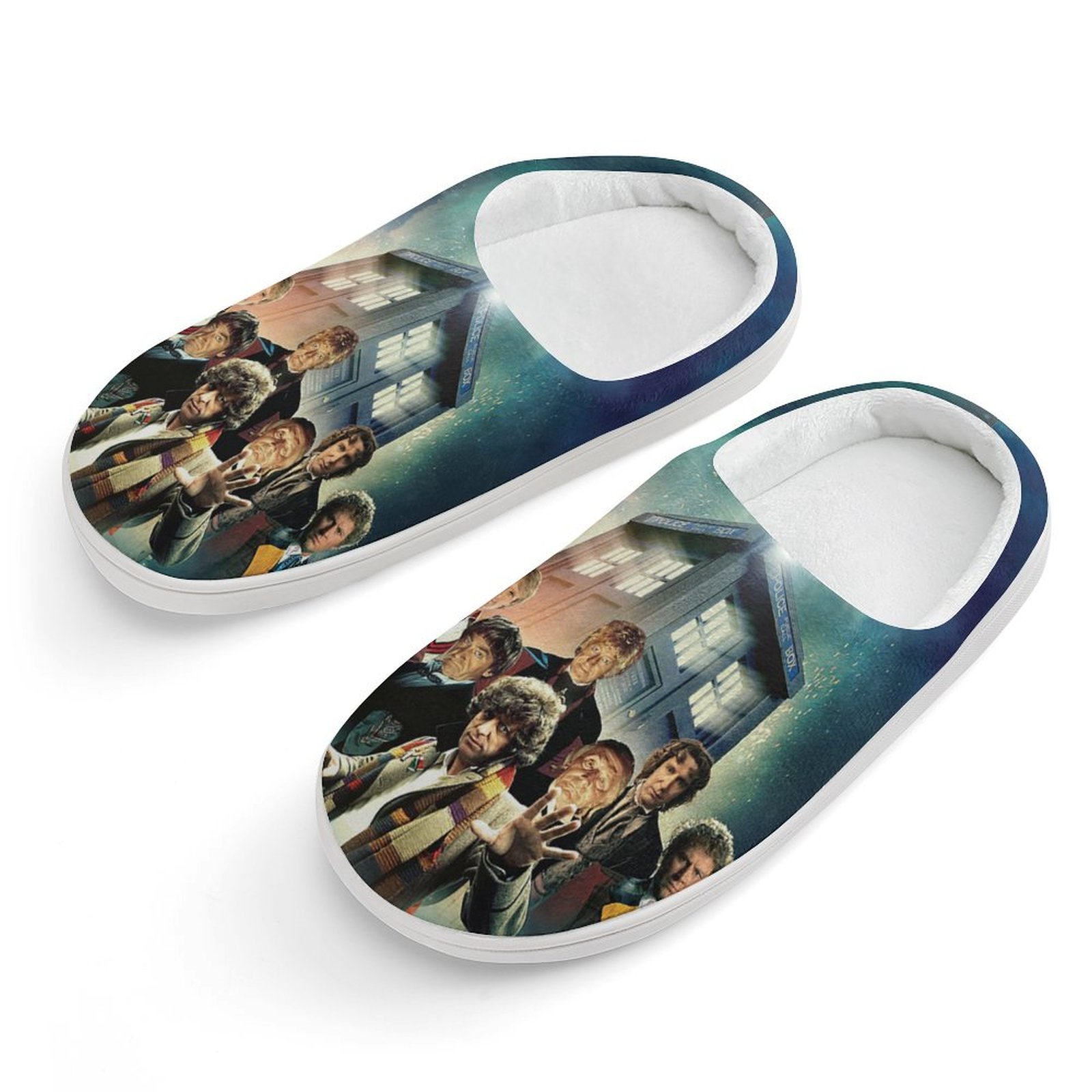 Doctor Who Slippers for Kids, Cute Soft Plush Anti-slip Fluffy Fuzzy ...