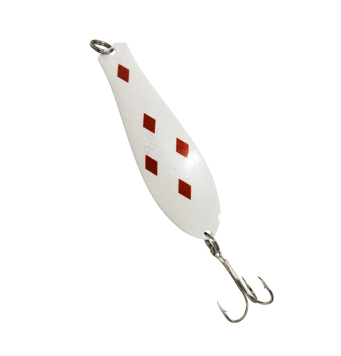 Doctor Spoon Original Series 3/8 oz 2-1/2" Long-White/Red 5 of Diamonds ...