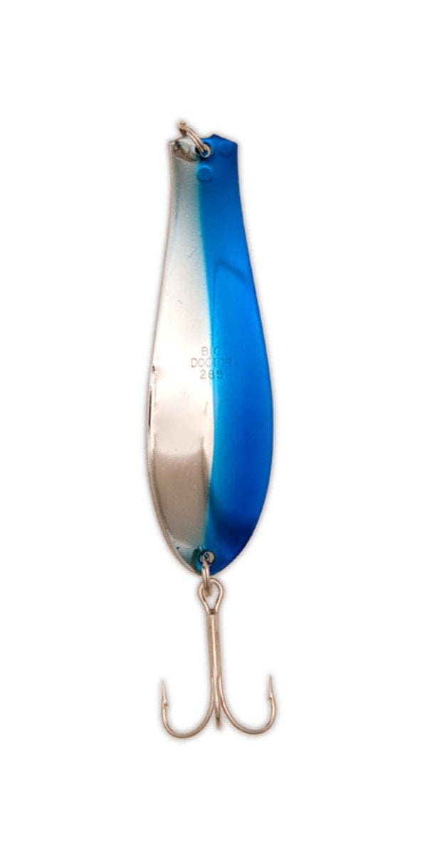 Doctor Spoon Original Series 5/8 oz 3-3/4" Long - Nickel/Neon Blue ...