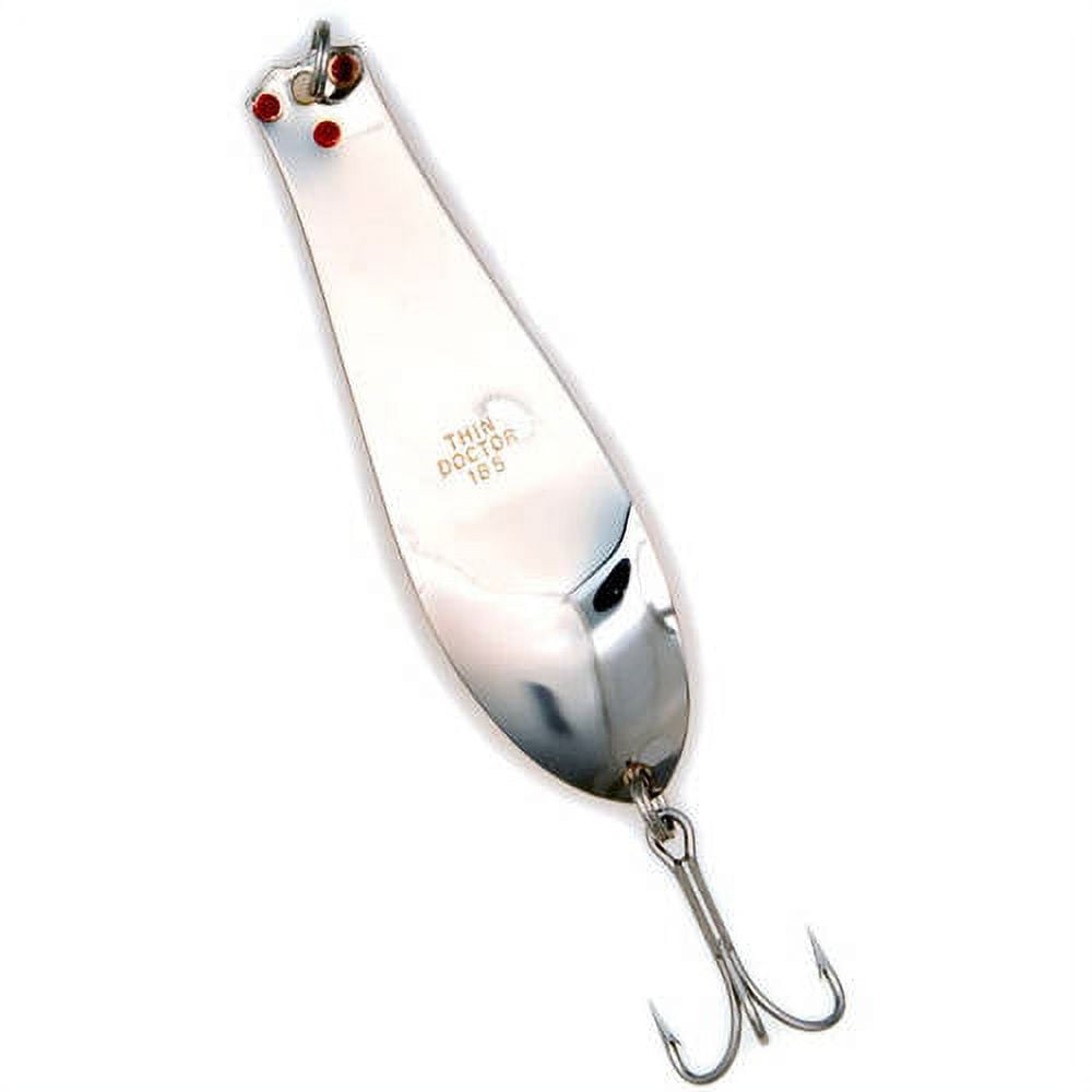 Doctor Spoon Trolling Series 1/4 oz 4-1/2" Long - Nickel - Walmart.com
