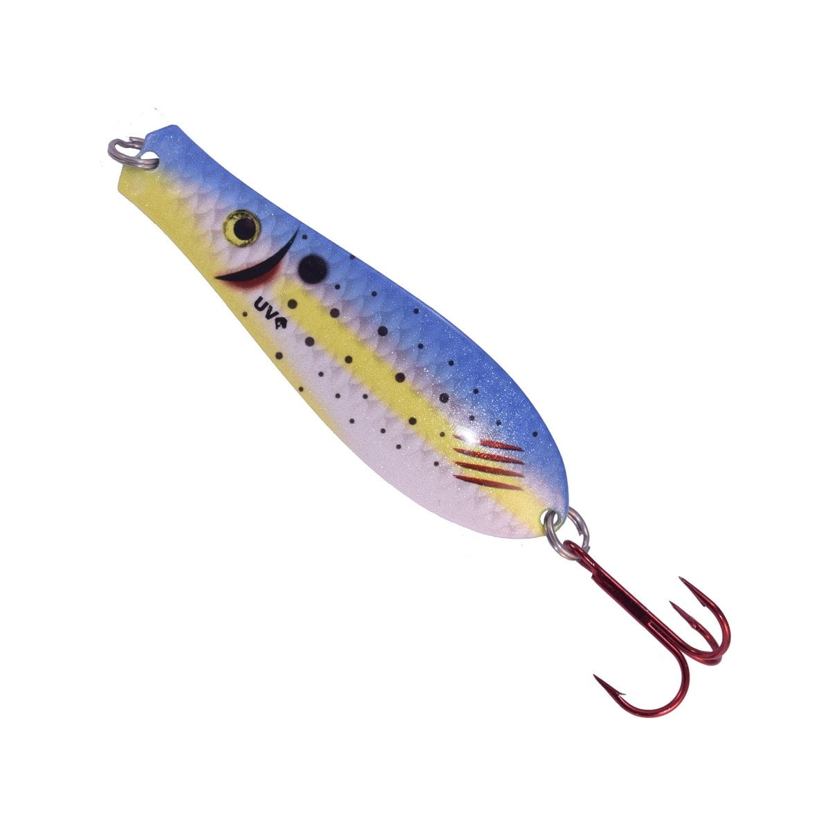 Doctor Spoon Ultra Violet Series 1-3/16 oz 4-1/2" Long - Blue Raspberry ...