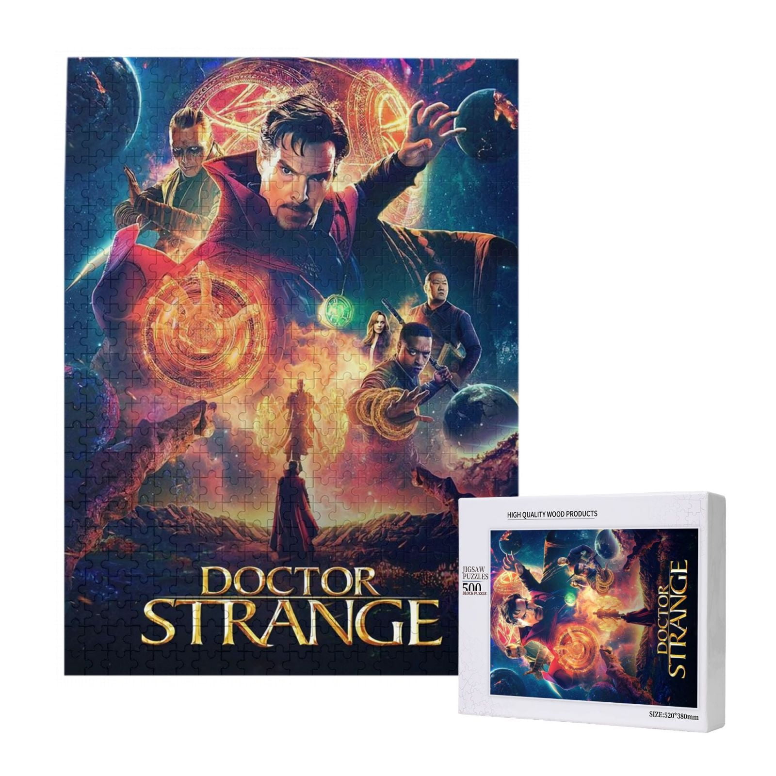 Doctor Strange Anime Puzzles Boys Girls Teens 300/500/1000 Piece Wooden ...