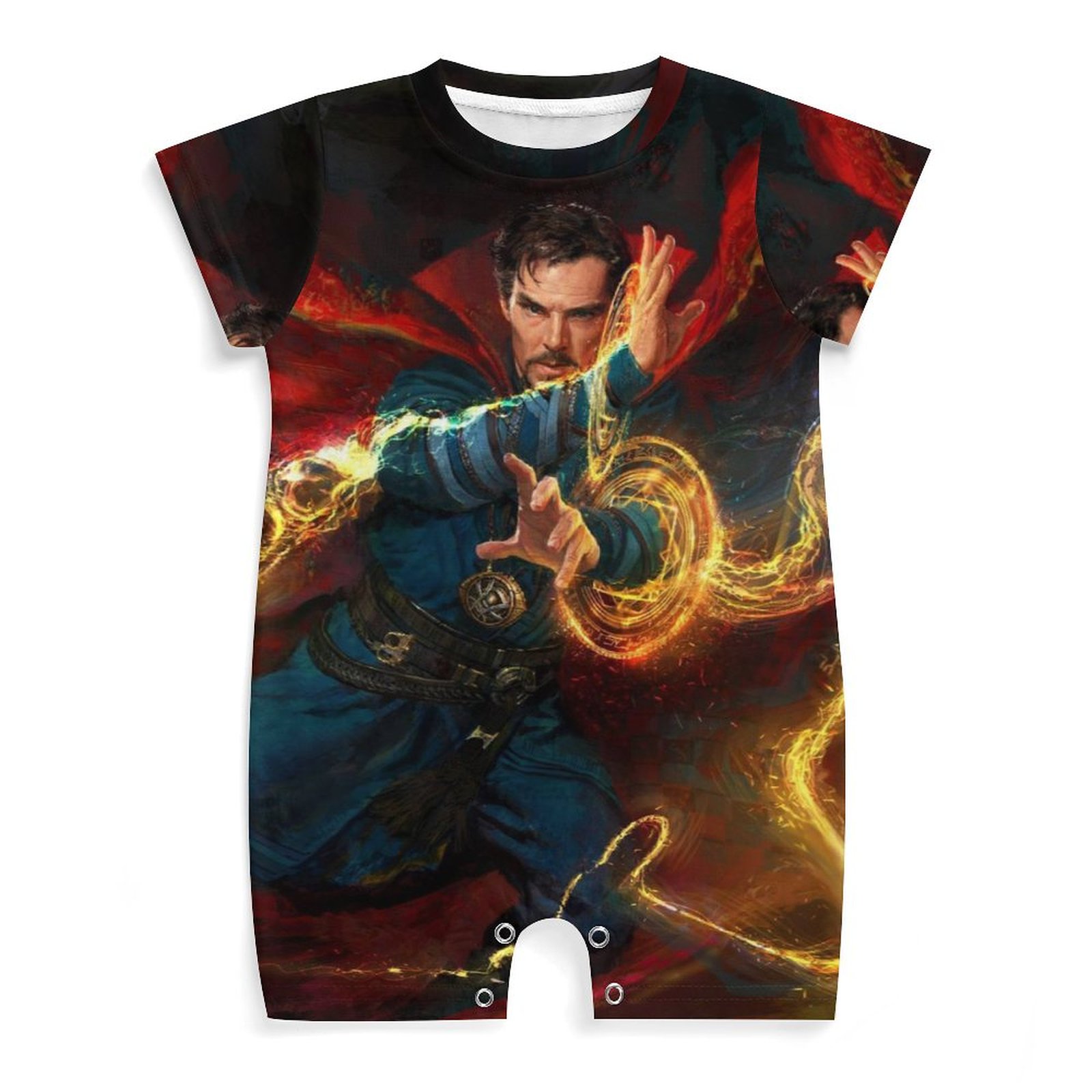 Doctor Strange Baby Boy Girl Short Sleeve Romper Clothing Set Print ...