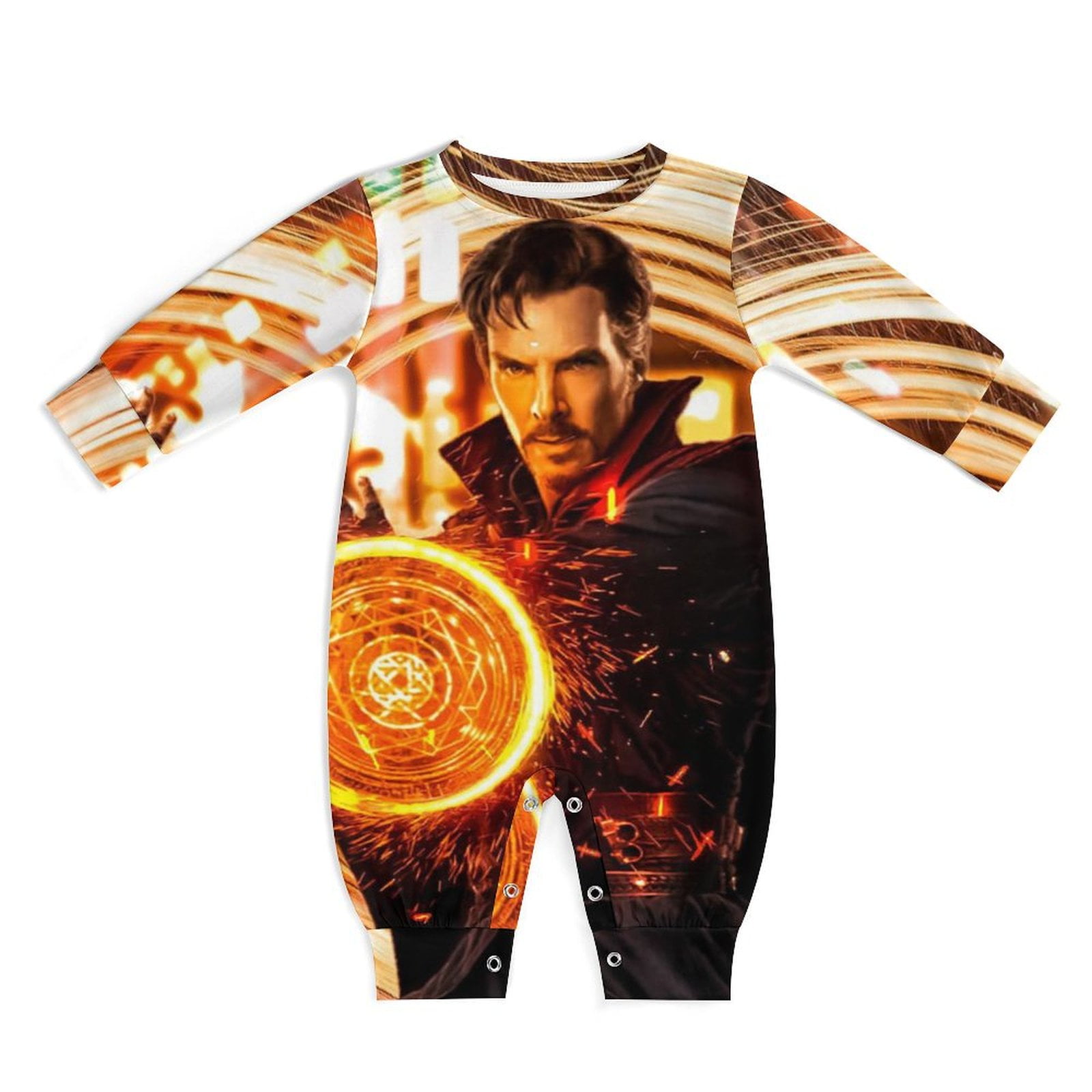Doctor Strange Baby Romper Jumpsuits, Long Sleeve Footless One-Piece ...