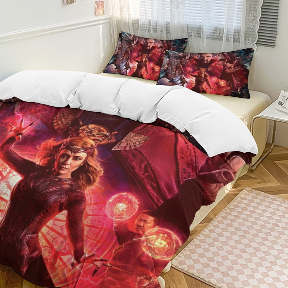 Doctor Strange Bedding Comforter Sets, 3-Piece Bedding Set Soft Warm ...