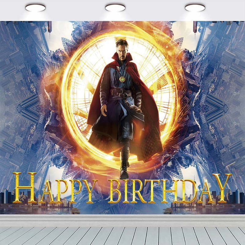 Doctor Strange Birthday Banner Backdrop Background Taspestry Post Wall ...