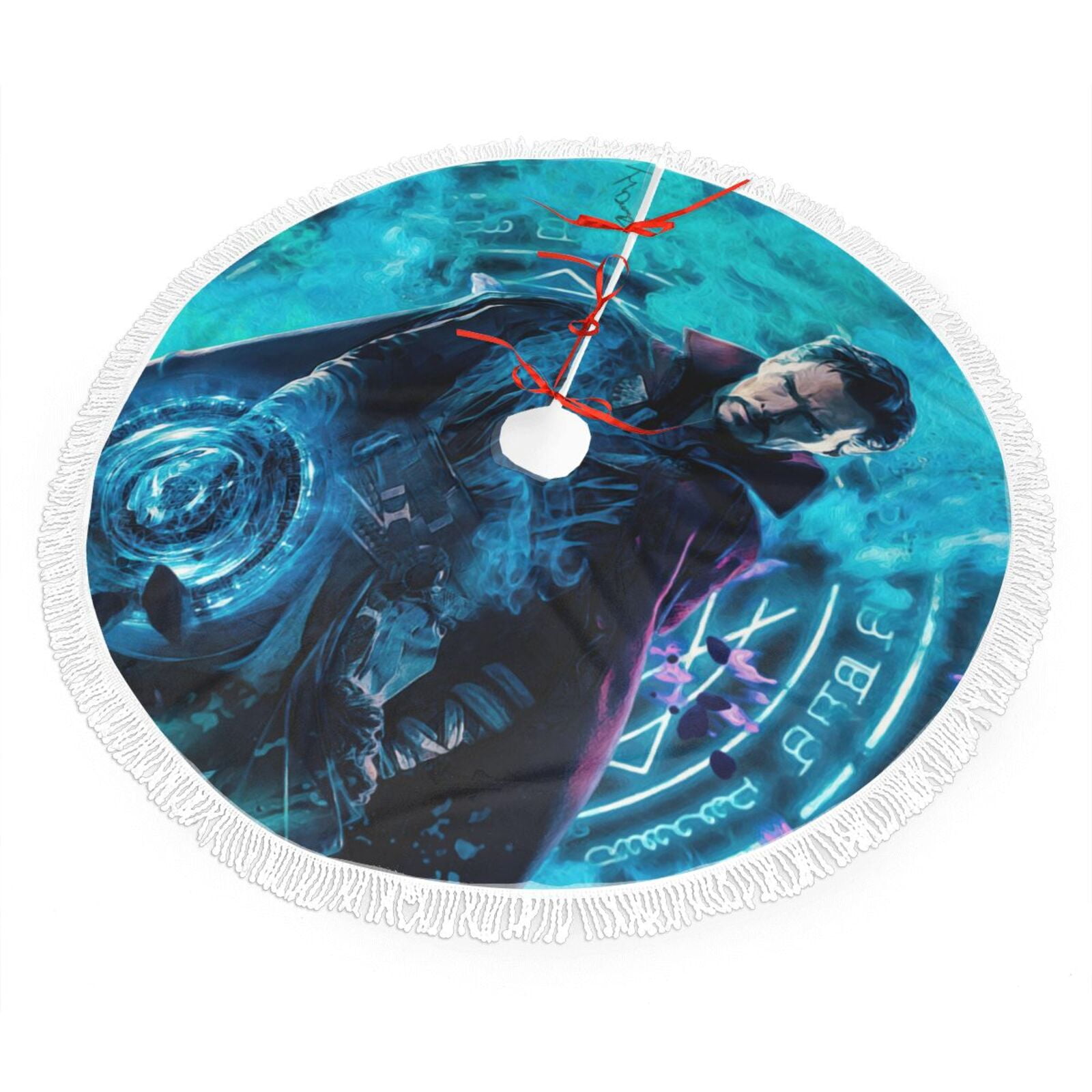 Doctor Strange Christmas Tree Skirt, 36" Xmas Tree Skirts Mat, Winter ...