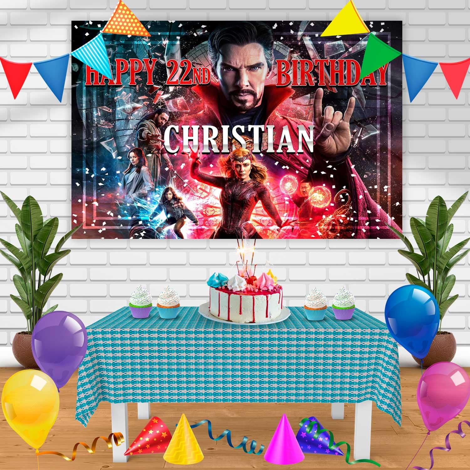Doctor Strange In The Multiverse Of Madness Birthday Banner ...