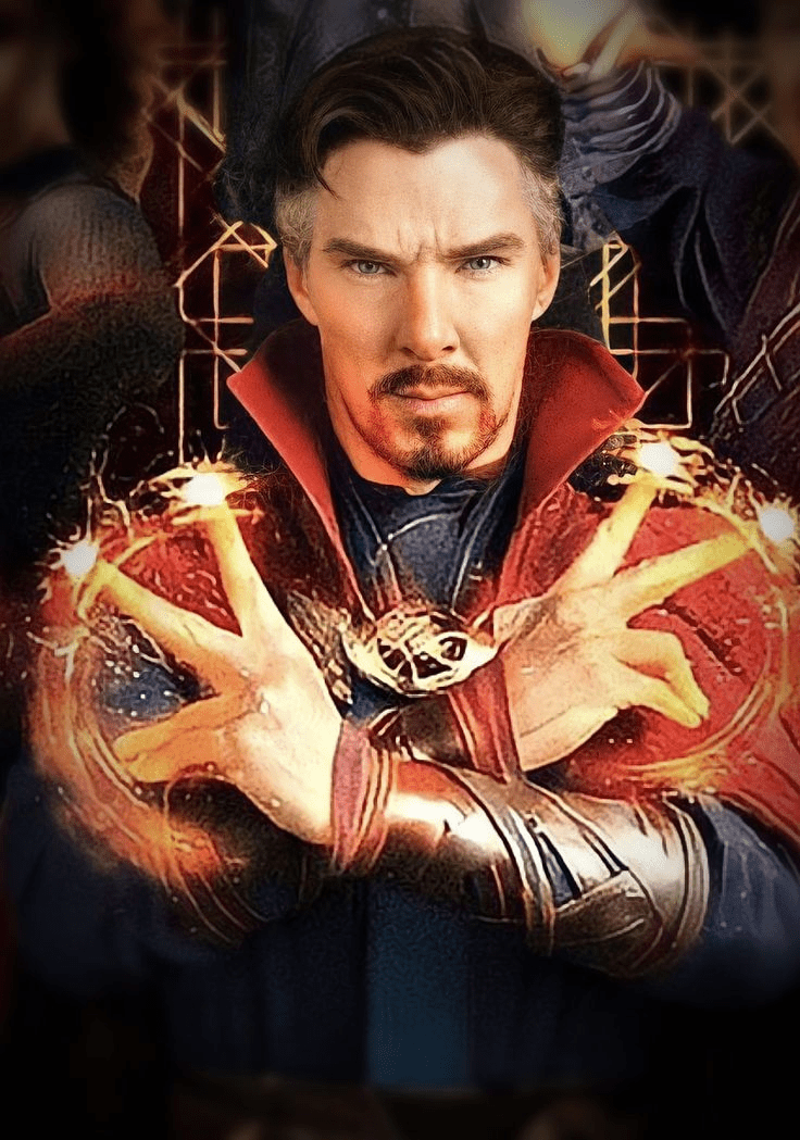 Doctor Strange Marvel Avengers Black Widow DIY 5D Diamond Digital ...
