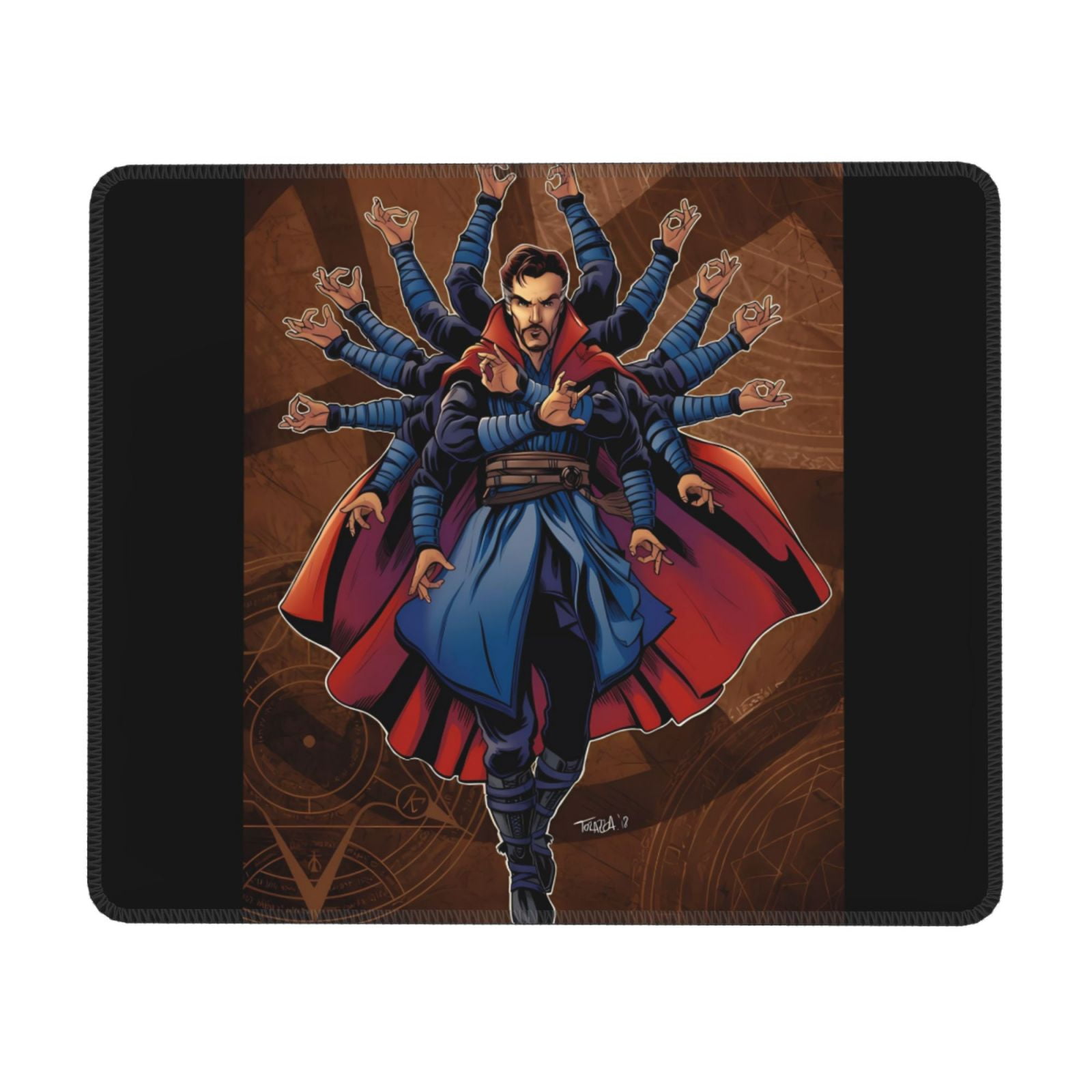 Doctor Strange Mouse Pad Square Mouse Pad for Desk Soft Computer Mouse ...