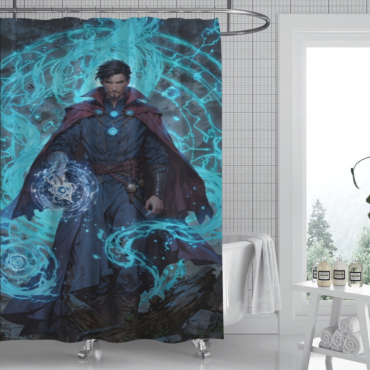Doctor Strange shower curtain flaunts an impressive print, offers ...