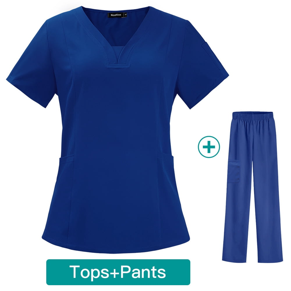 Doctor Surgical Uniforms Medical Nurse Nursing Uniforms Unisex Scrubs ...