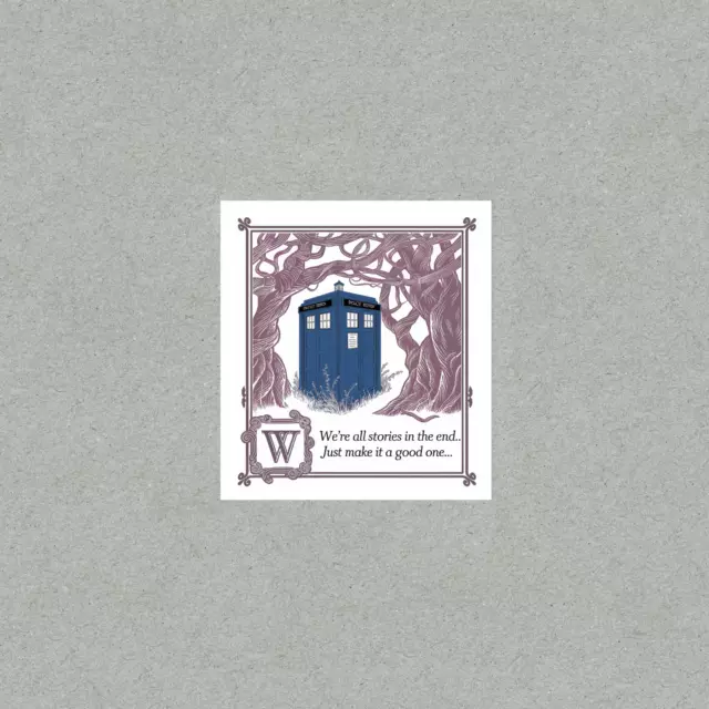 Doctor Who Tardis Whimsical Zentangle Inspired Art Stickerphone Decal ...