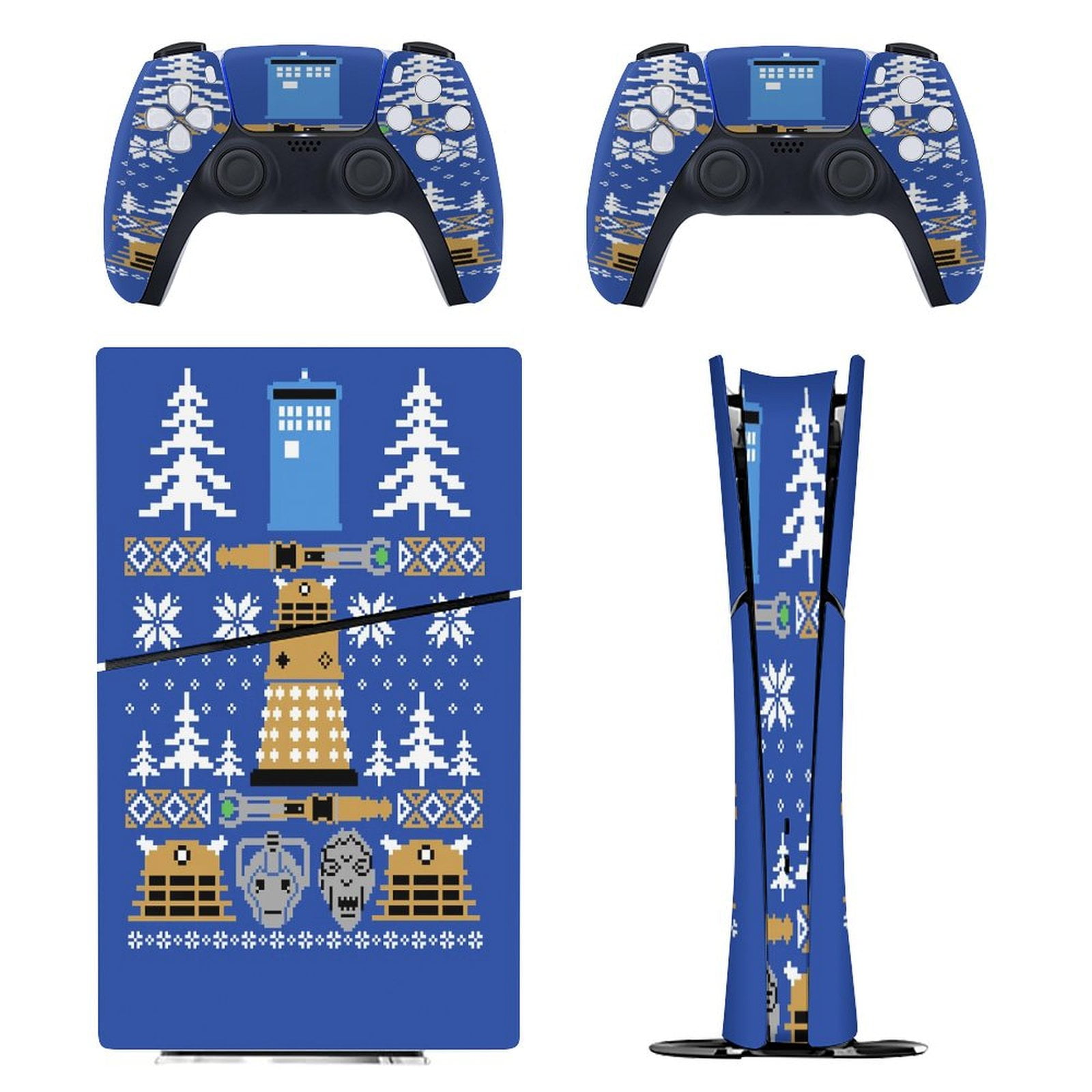 Doctor Ugly Sweater Who PS5/PS5 Pro/PS5 Slim Digital Disc Skin Sticker ...