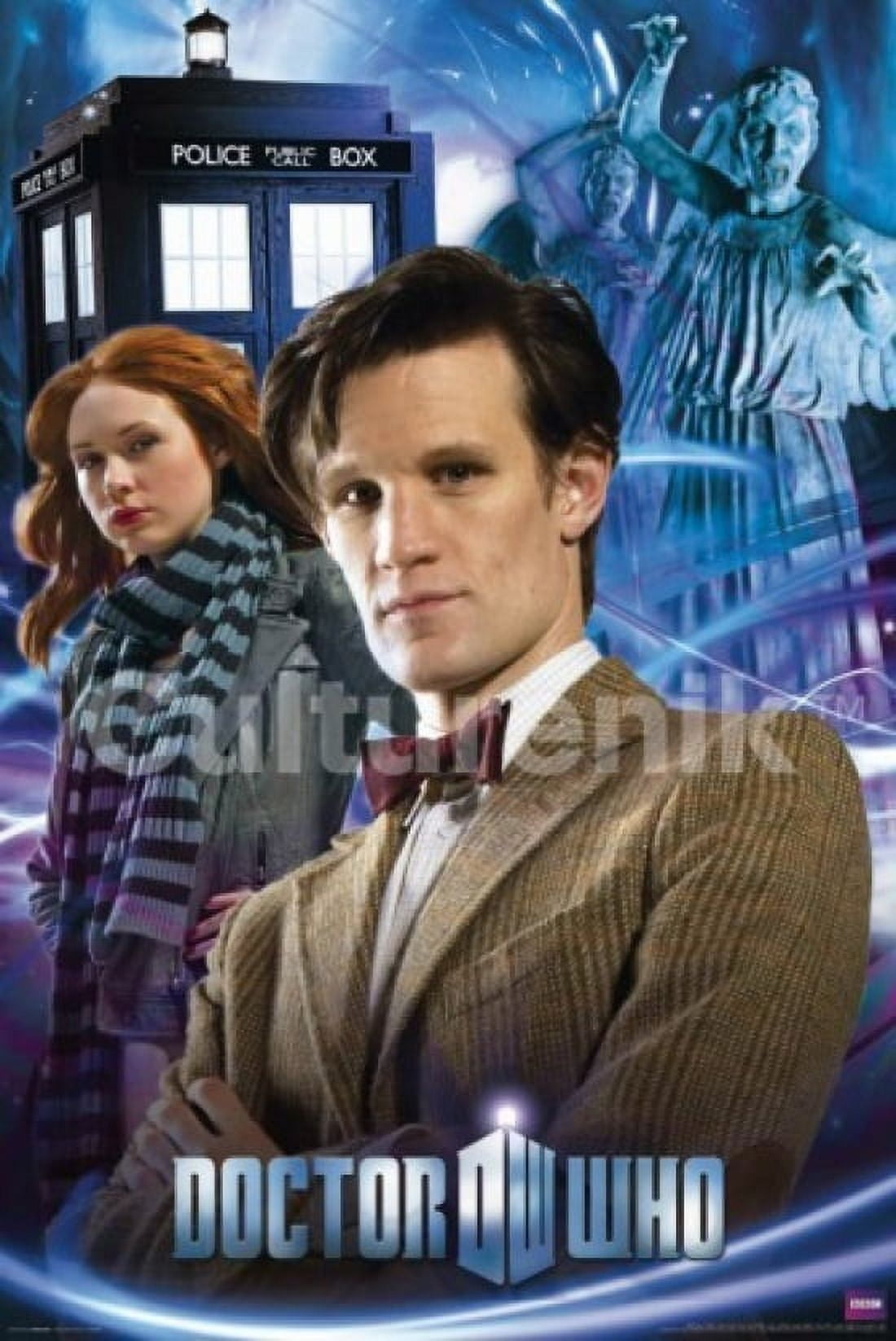 Doctor Who - 11th Doctor and Amy Pond Poster (36 X 24) - Walmart.com