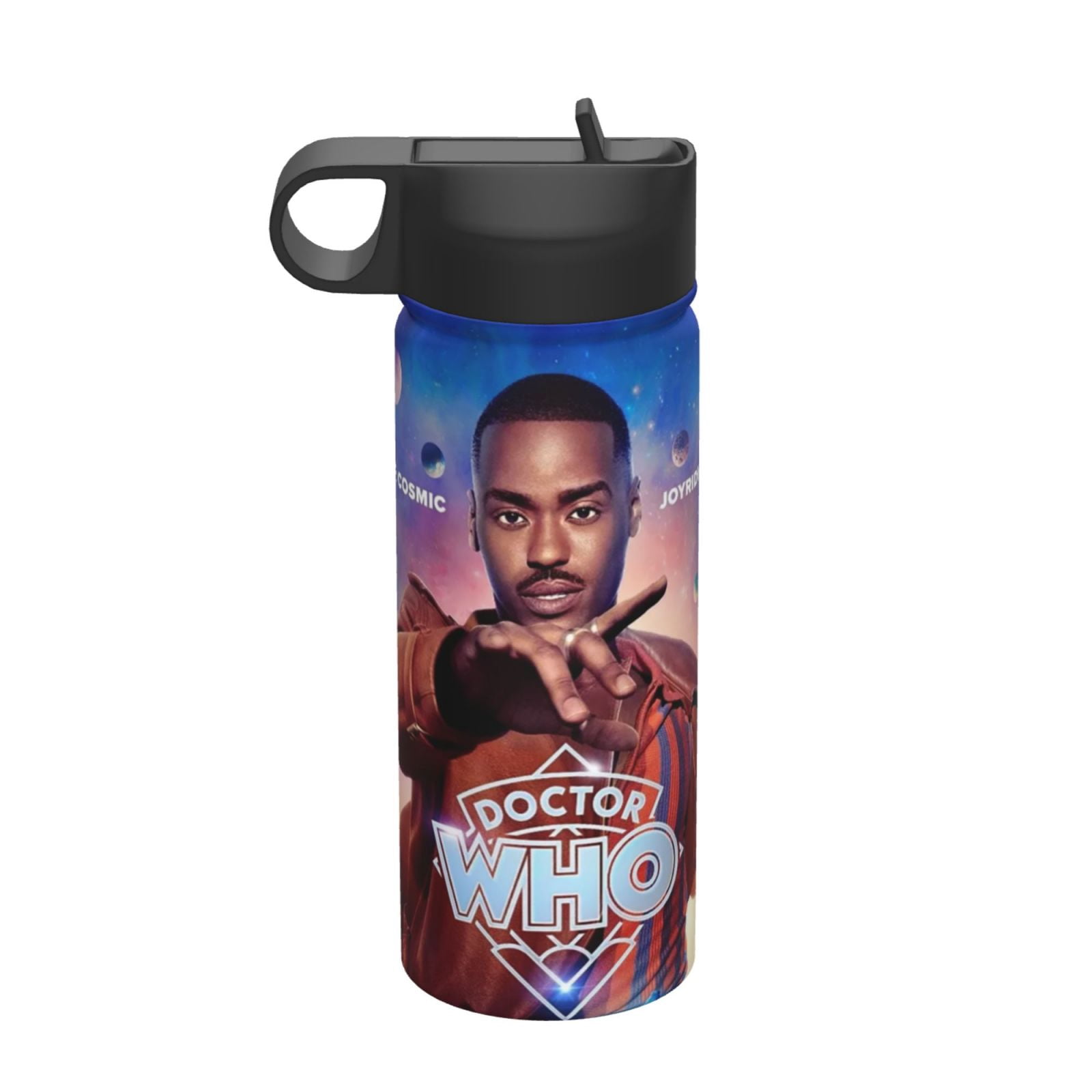 Doctor Who 18oz Insulated Water Bottle With Handle, Stainless Steel ...