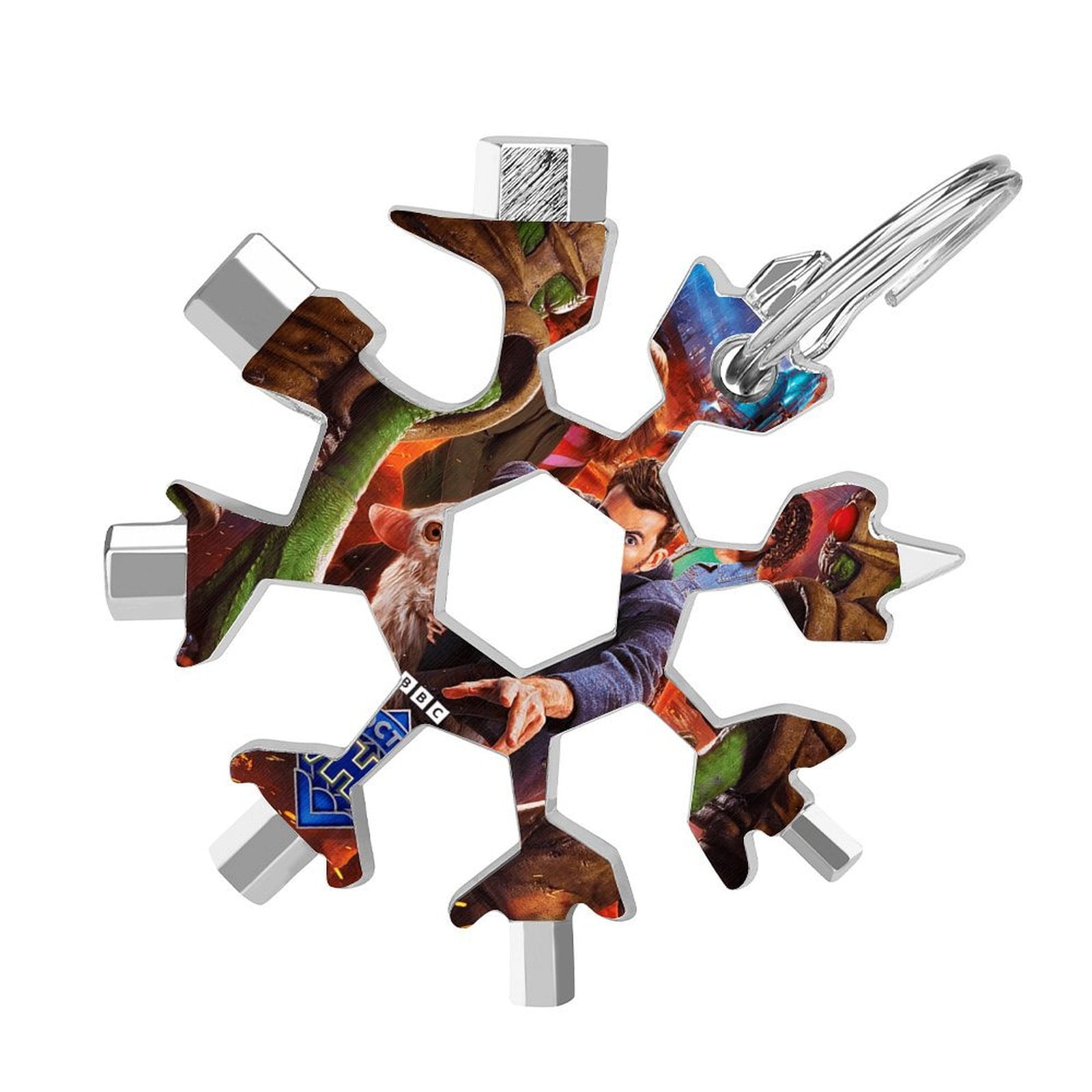 Doctor Who 19-in-1 Snowflake Multi Tool, Bottle Opener/Flat Phillips ...