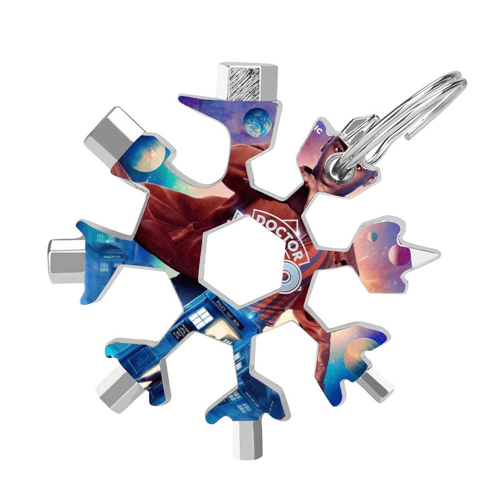 Doctor Who 19-in-1 Snowflake Multi Tool, Bottle Opener/Flat Phillips ...