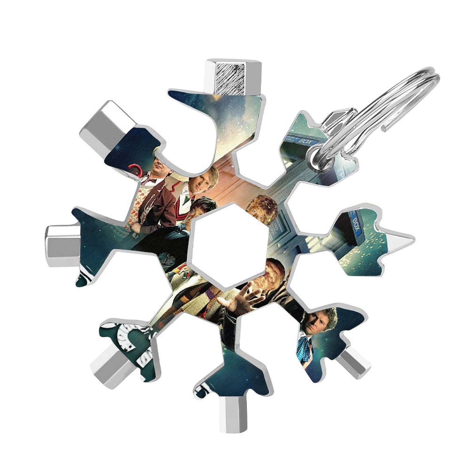 Doctor Who 19-in-1 Snowflake Multi Tool, Bottle Opener/Flat Phillips ...