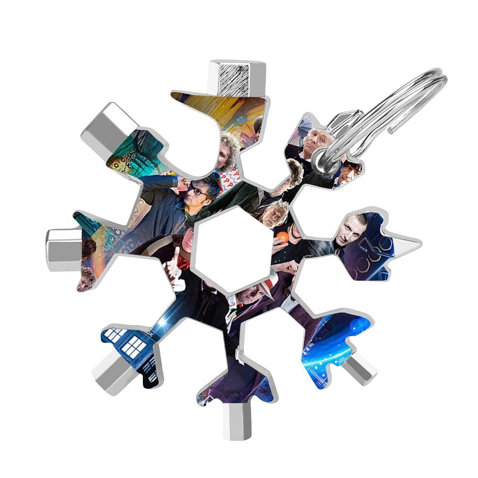 Doctor Who 19-in-1 Snowflake Multi Tool, Bottle Opener/Flat Phillips ...