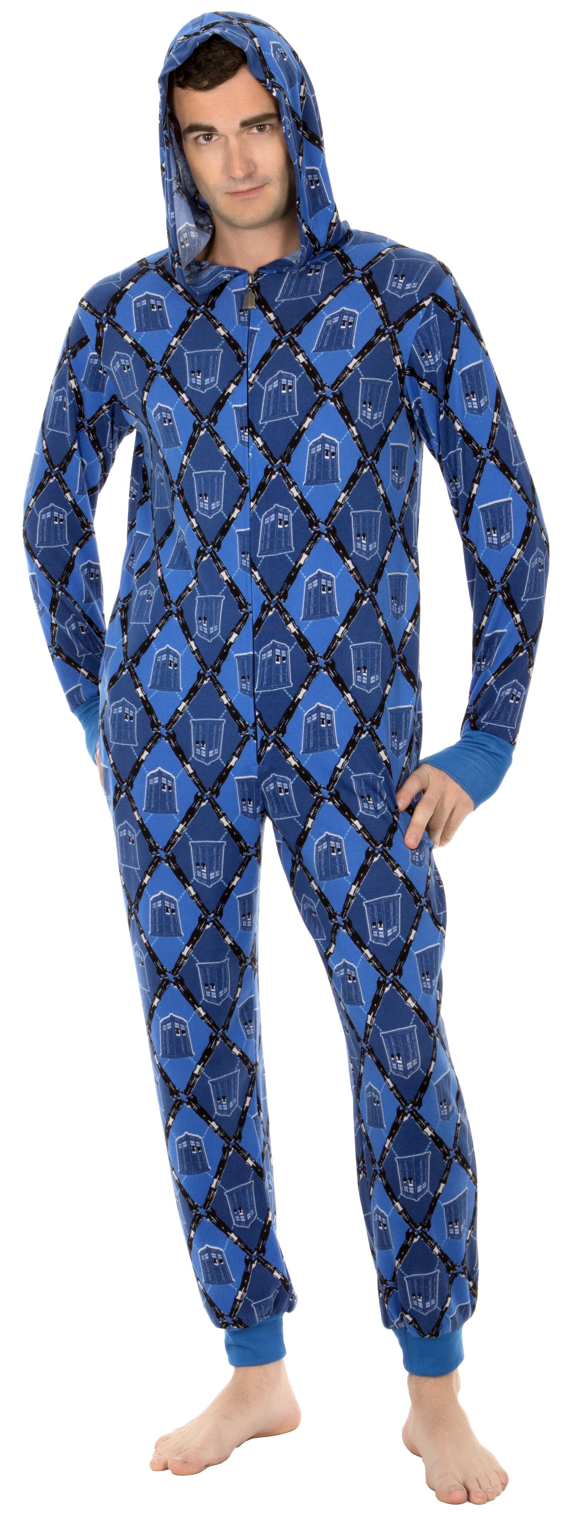 Doctor Who Argyle TARDIS Screwdriver Pajamas, X-Large - Walmart.com