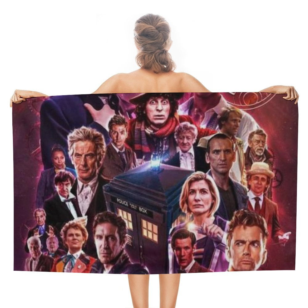 Doctor Who Beach Towel Microfiber Oversized Lightweight Beach Towel ...