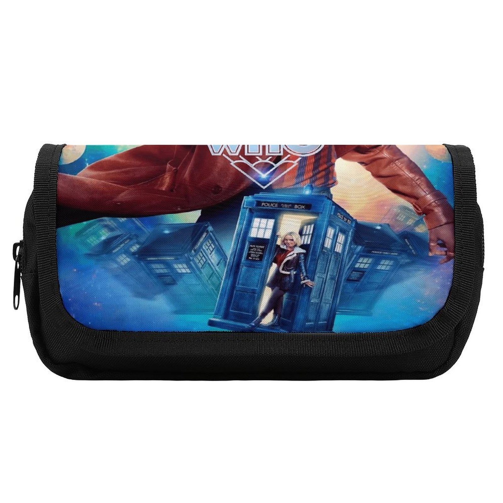Doctor Who Big Capacity Pencil Case Bag with Zipper, Aesthetic Pencil ...