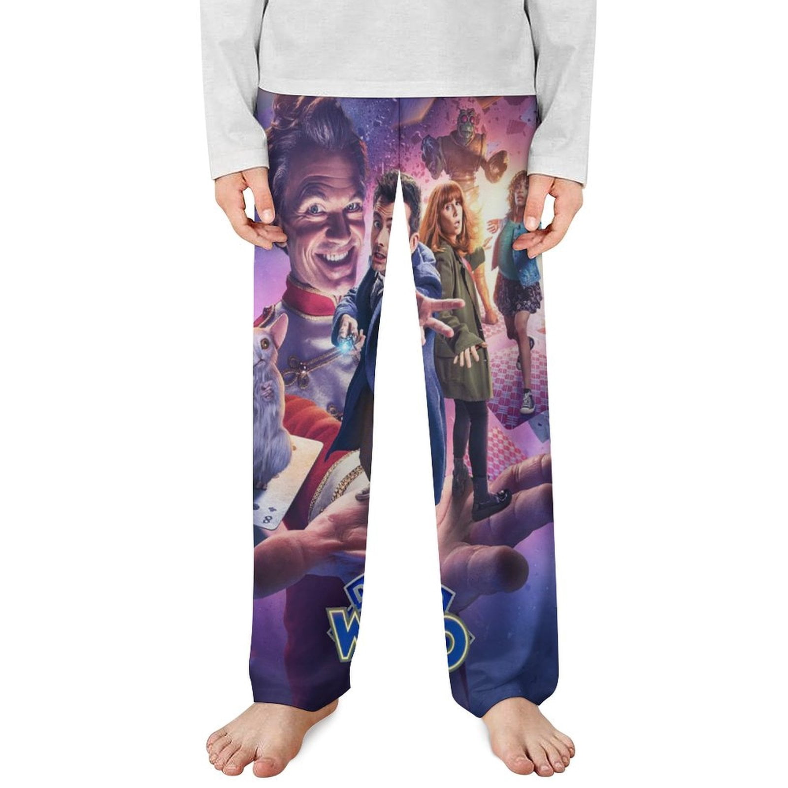 Doctor Who Boys Pajama Pants Long Sleep Pants Soft Elastic Waist Pajama ...