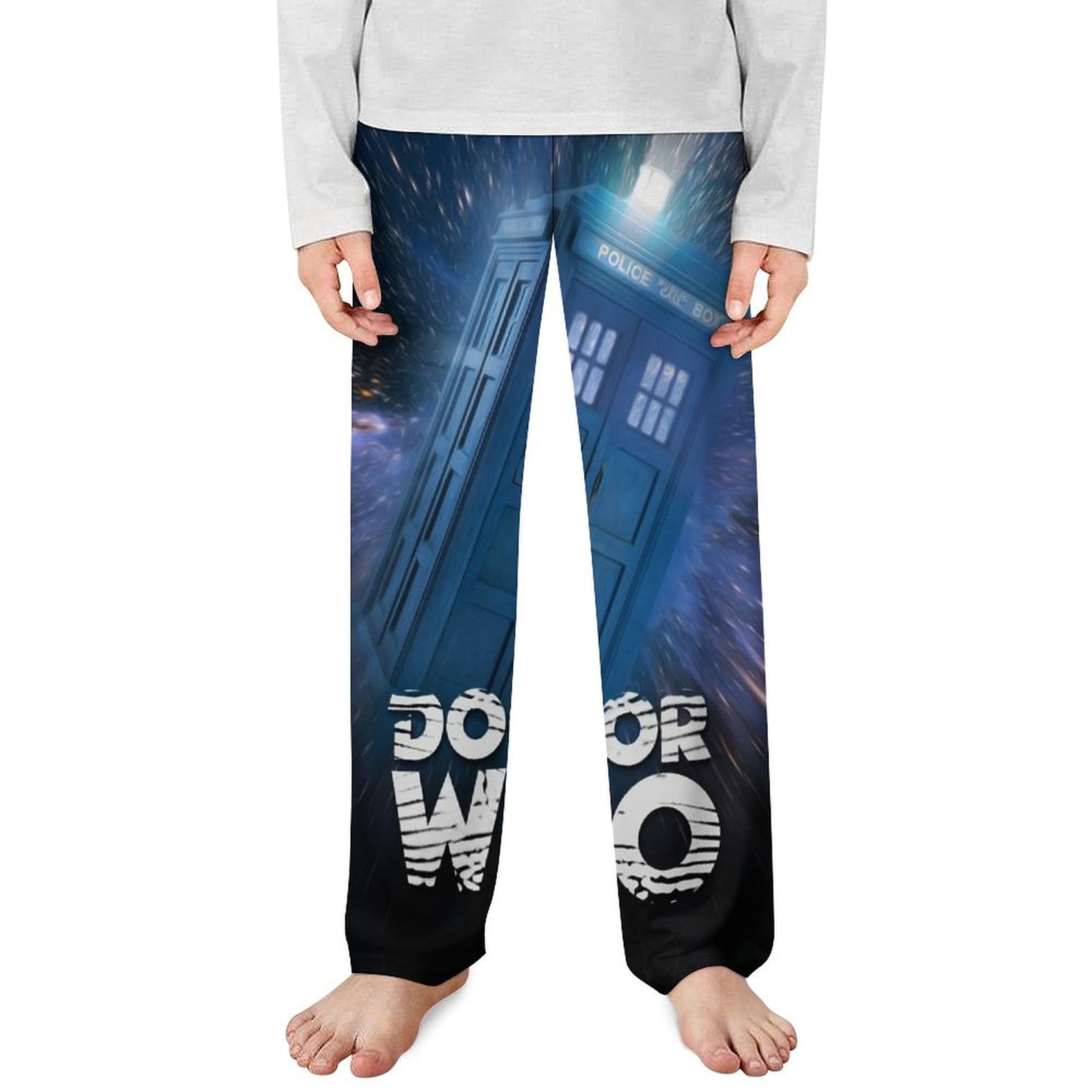 Doctor Who Boys Pajama Pants Long Sleep Pants Soft Elastic Waist Pajama ...