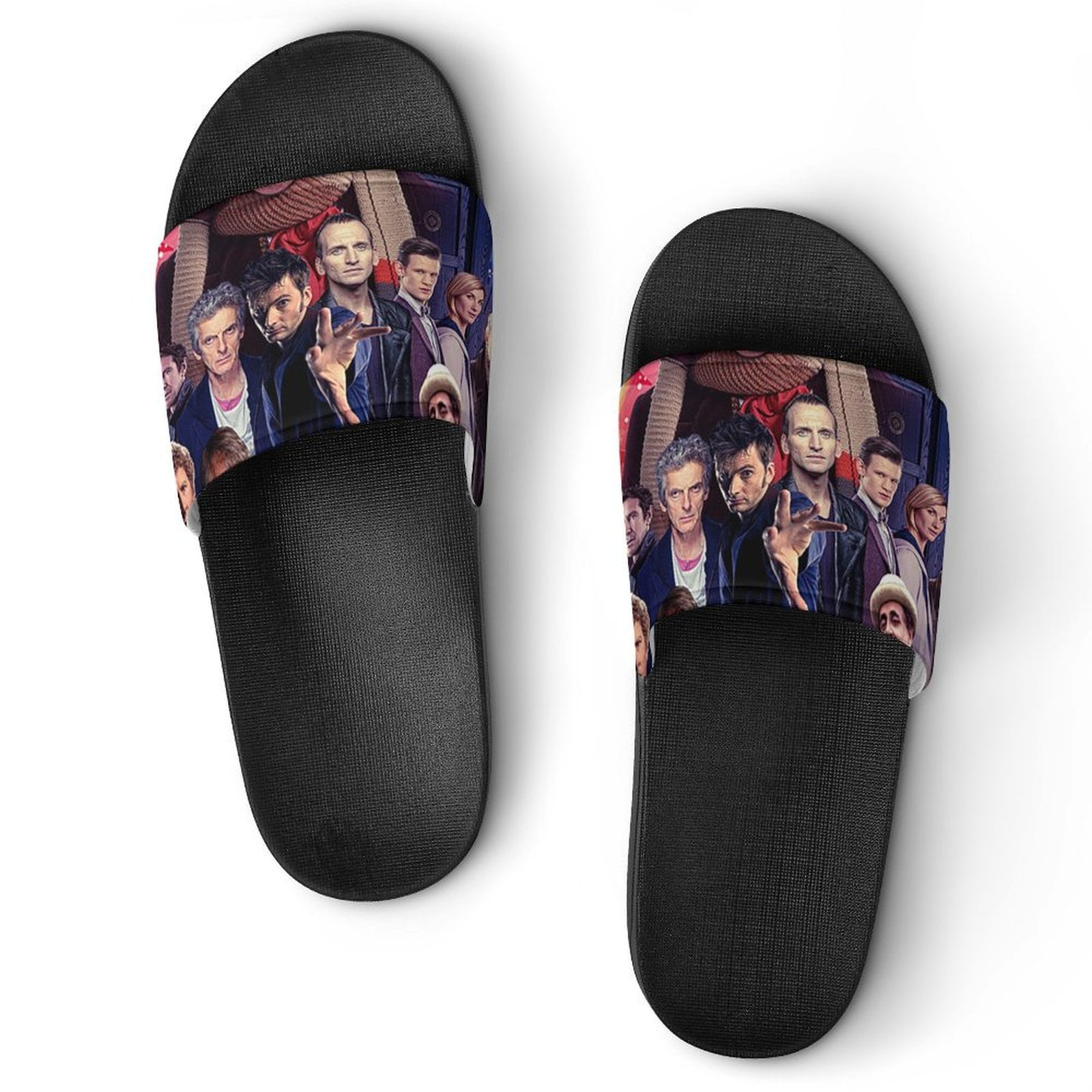 Doctor Who Boys Slide Sandals, Comfort Casual Pool Slide Outdoor, Slip ...