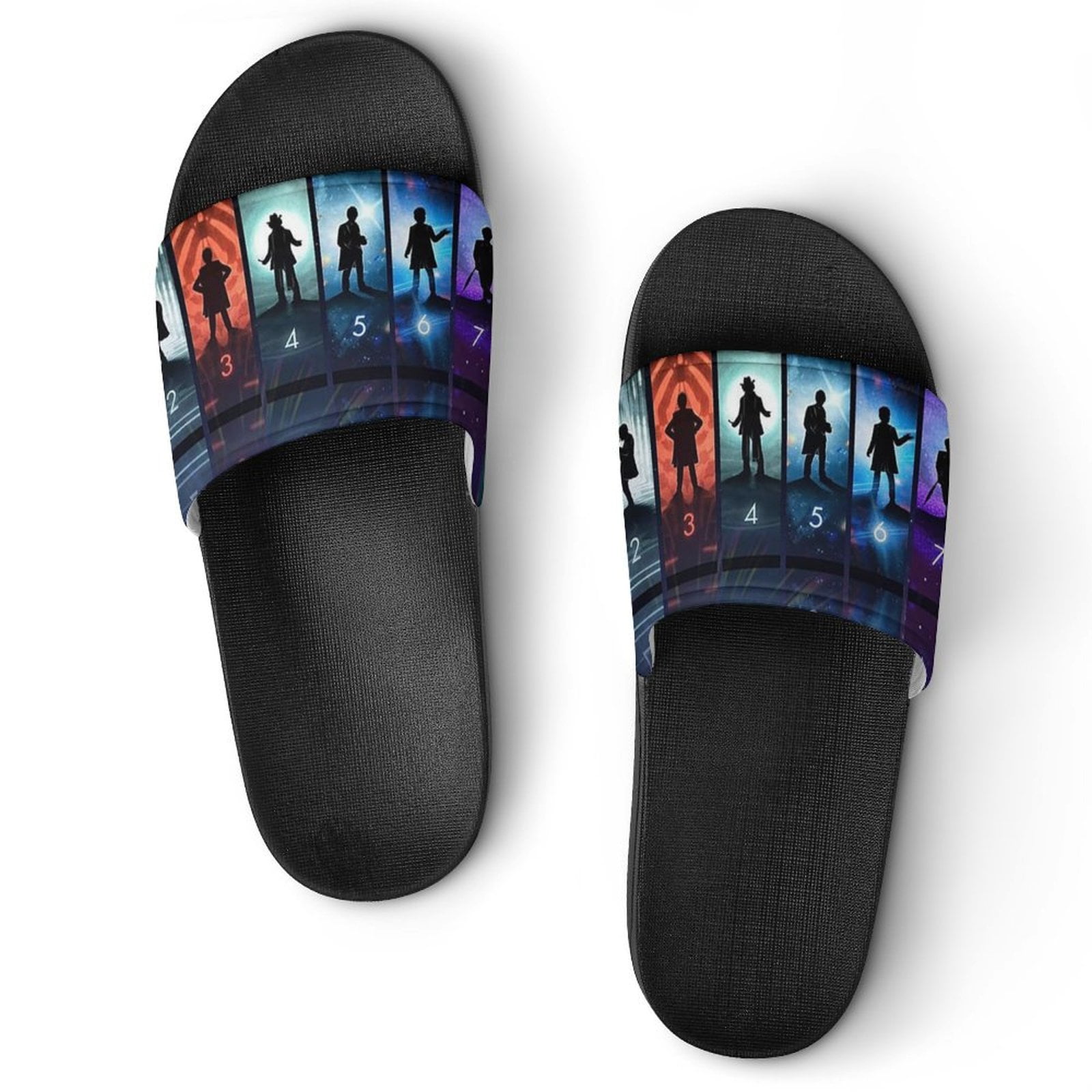 Doctor Who Boys Slide Sandals, Comfort Casual Pool Slide Outdoor, Slip ...