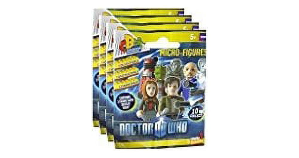 Doctor Who Character Building Micro Figure Foil 4 Pack, Sealed Bags ...