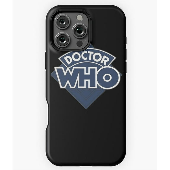 Doctor Who Classic Logo Illustration Phone Case for iPhone 17 16 15 14 ...