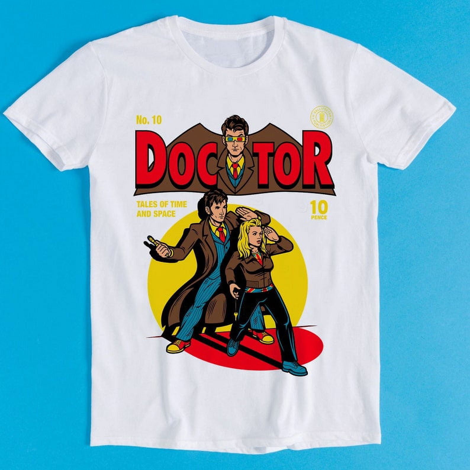 Doctor Who Comic Cartoon Anime Parody Meme Gift Funny Tee Style Unisex ...