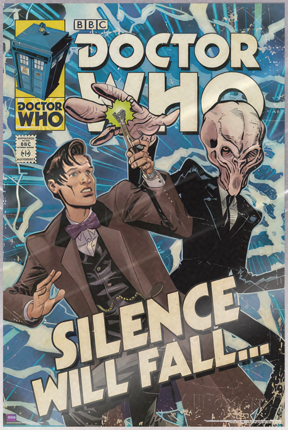Doctor Who - Comic Poster (The 12th Dr. - Silence Will Fall...) (Size ...