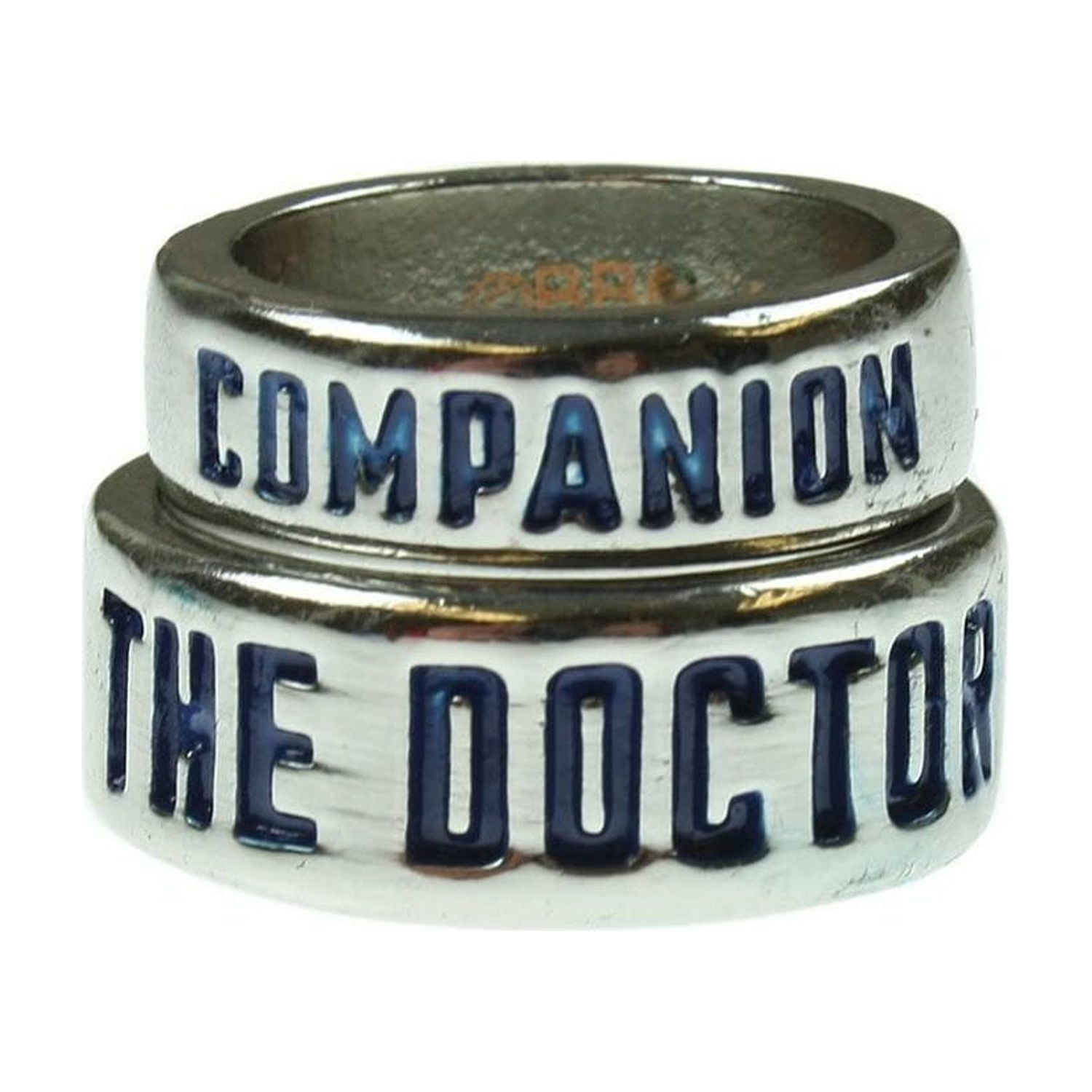 Doctor Who Companion Ring Set Stainless Steel Sizes 7 & 10 - Walmart.com