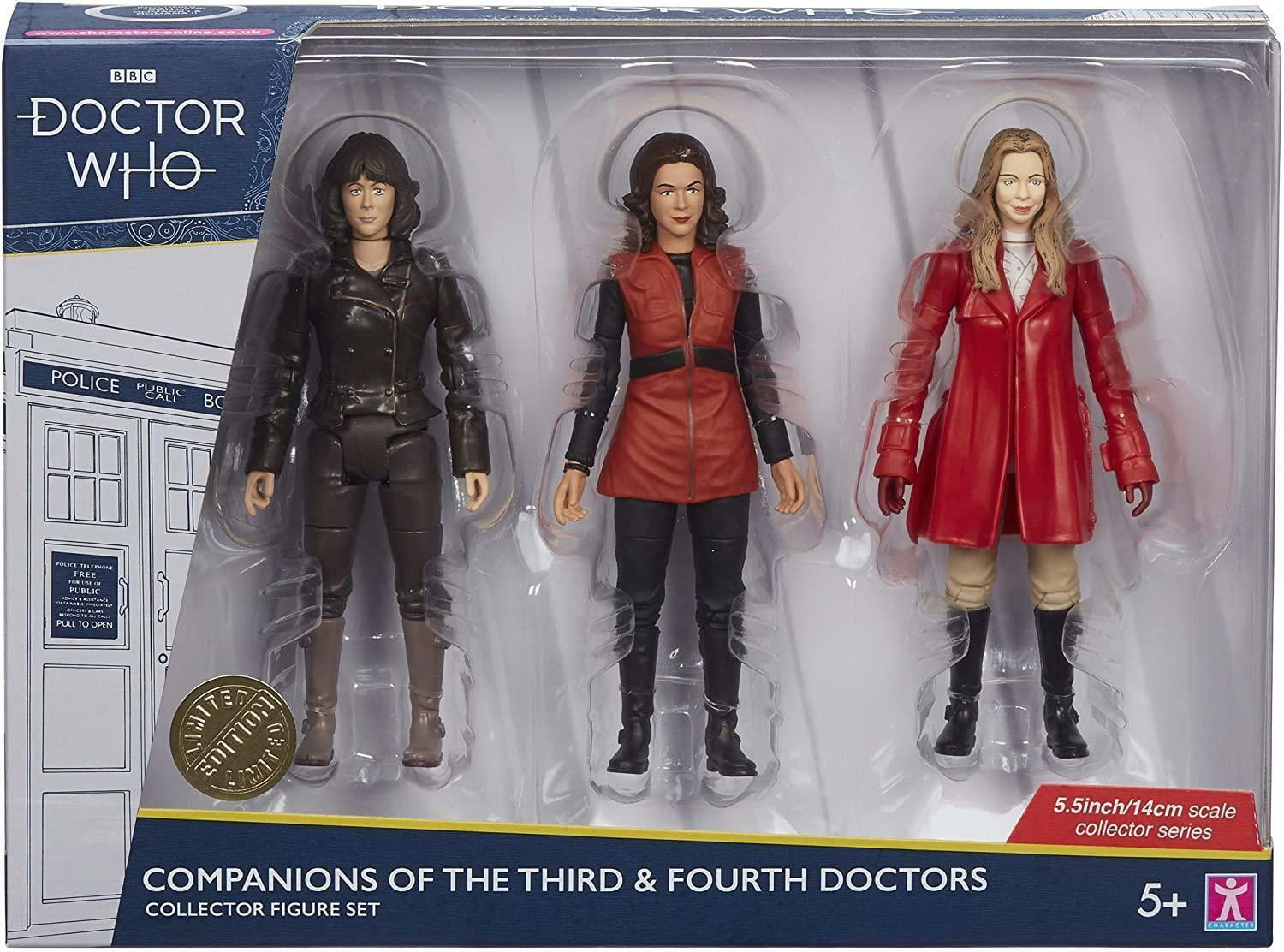 Doctor Who Companions of the Third & Fourth Doctors Collector Figure ...